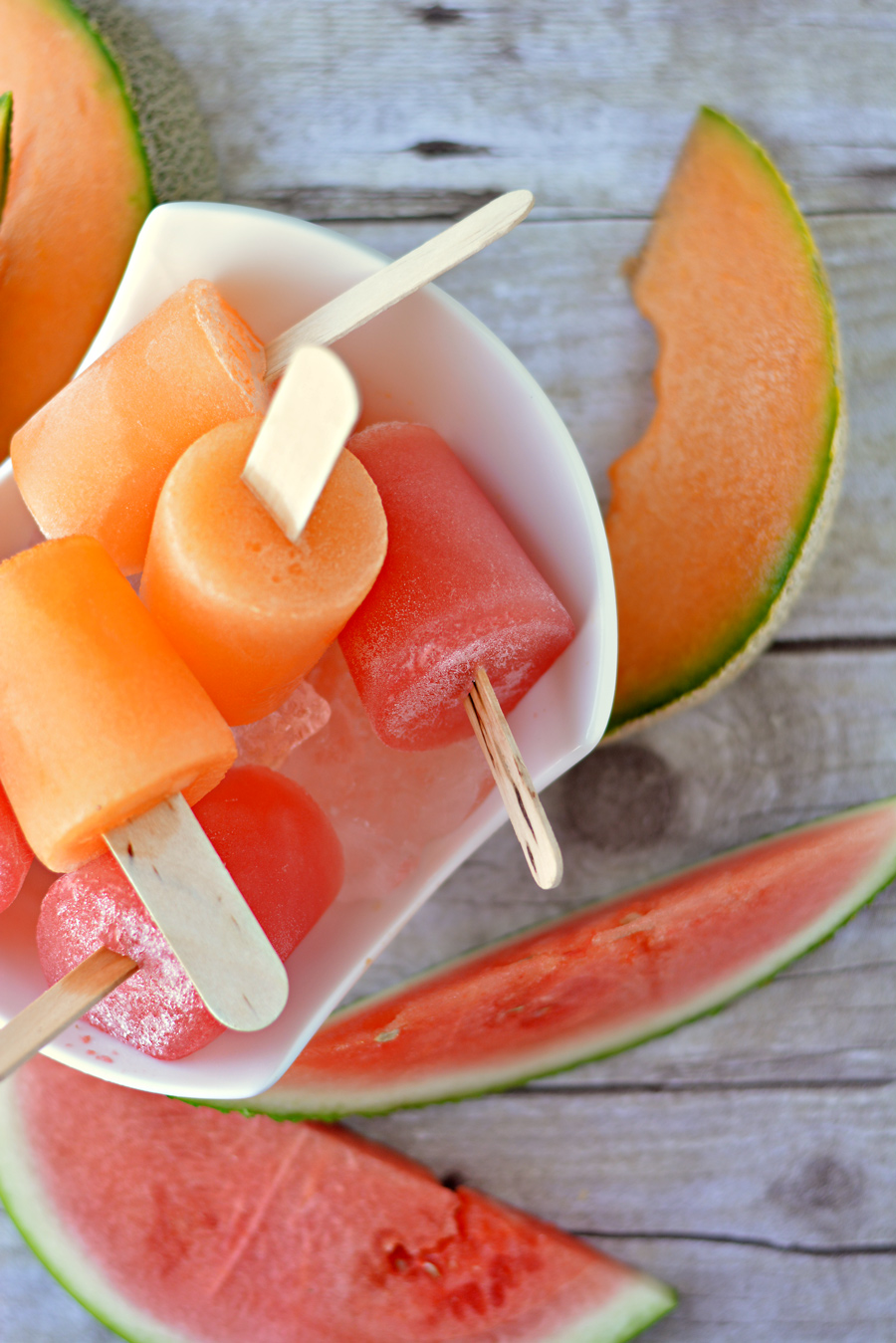 Aguas Frescas Popsicles: Sandia & Melon (Watermelon & Cantaloupe ...