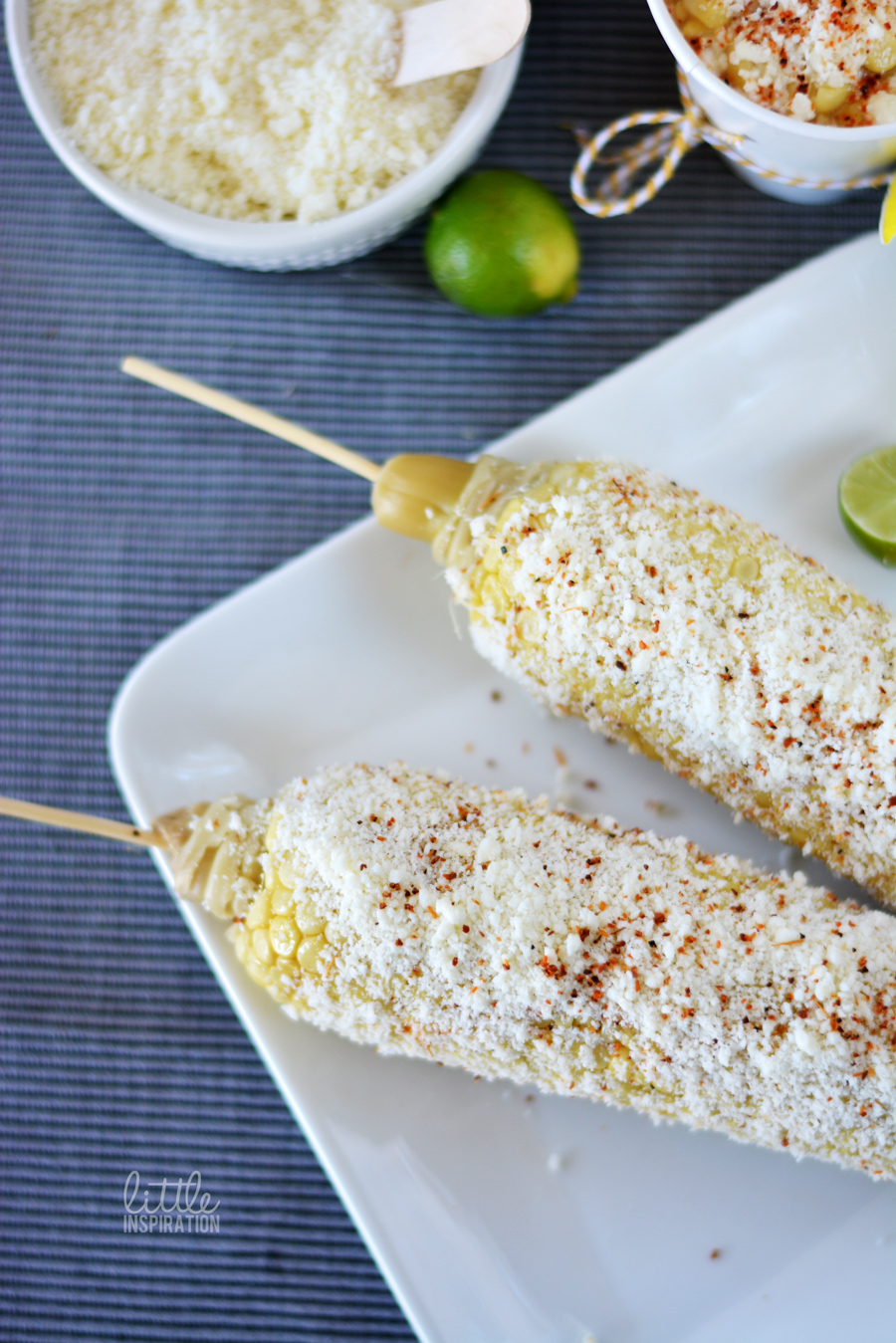 Mexican Street Corn | In a Cup or In the Cob Recipe » Little Inspiration