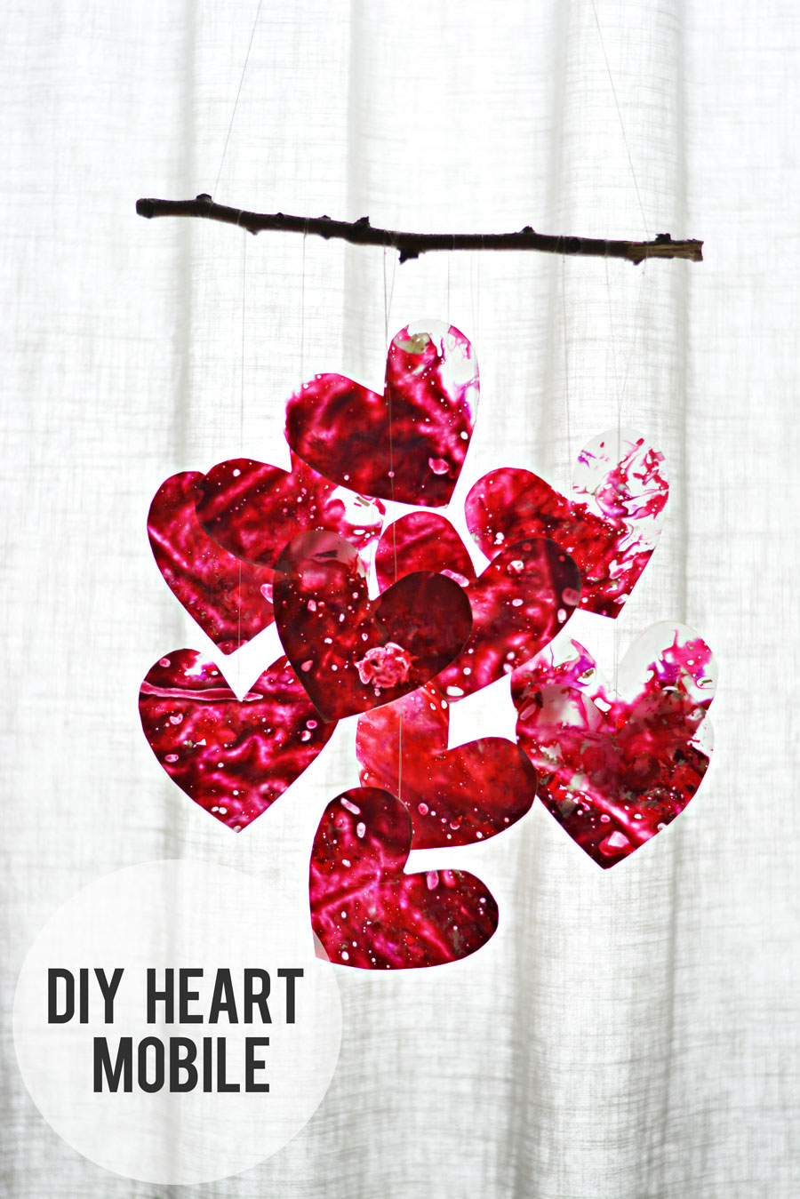 DIY Heart Mobile & $100 Spa Gift Card Giveaway » Little Inspiration