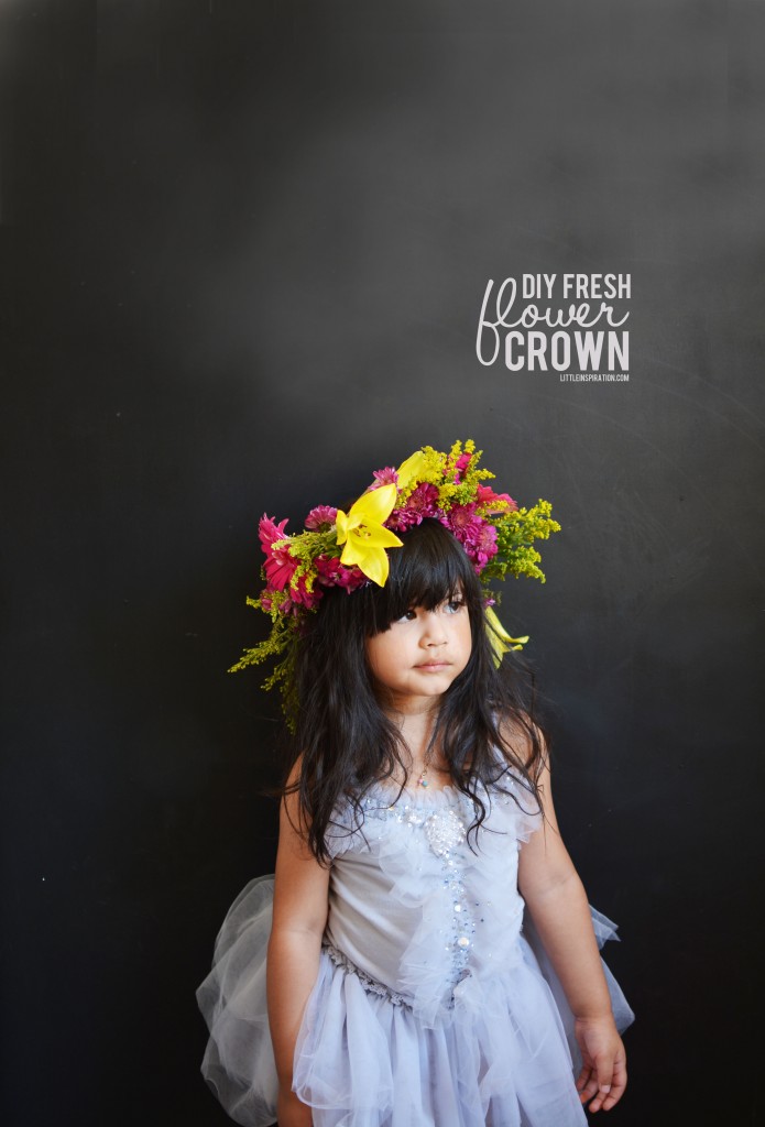 DIY Fresh Flower Crown » Little Inspiration