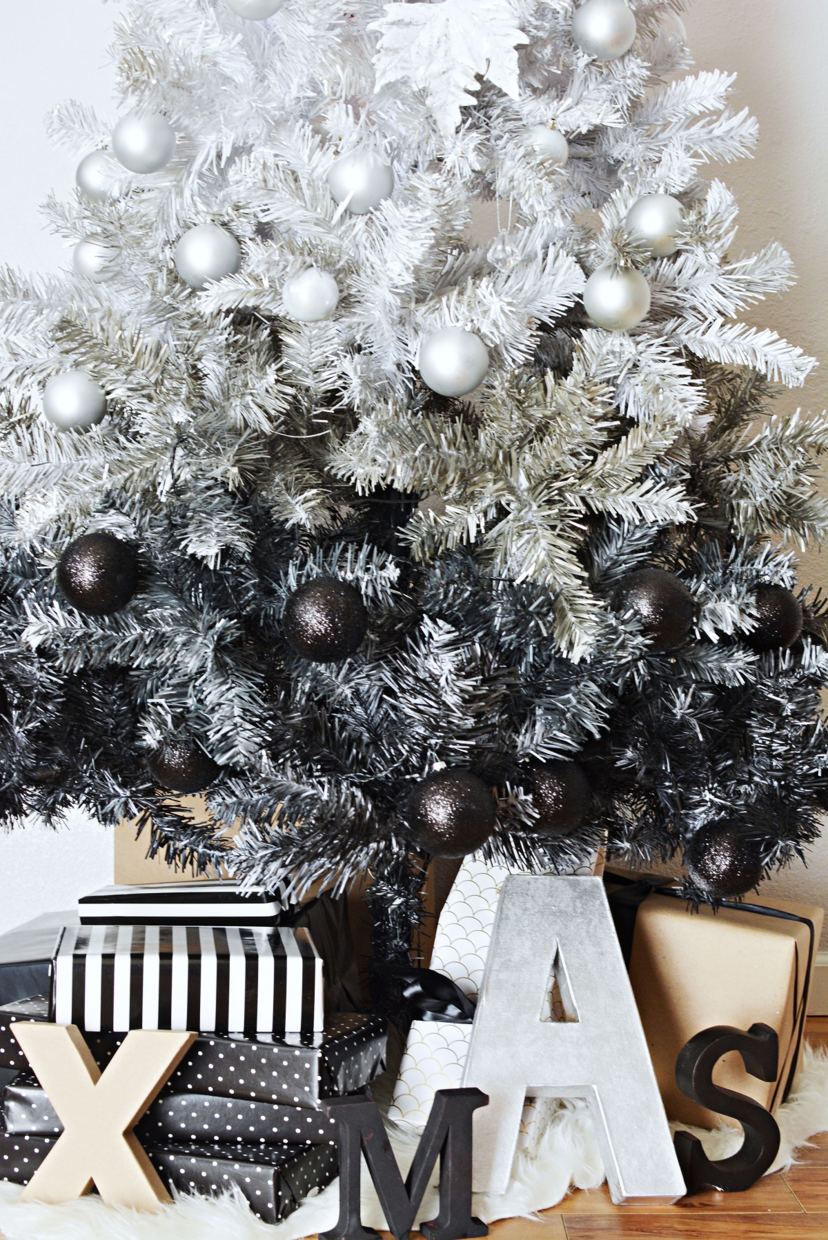 DIY Ombre Christmas Tree » Little Inspiration