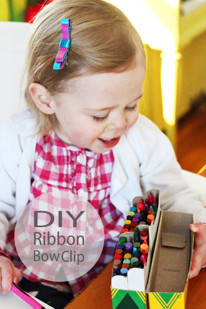 DIY Ribbon Bow Clip » Little Inspiration