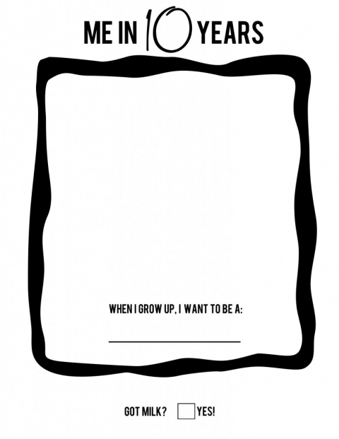 When I Grow Up | Free Printable Worksheet for Kids » Little Inspiration