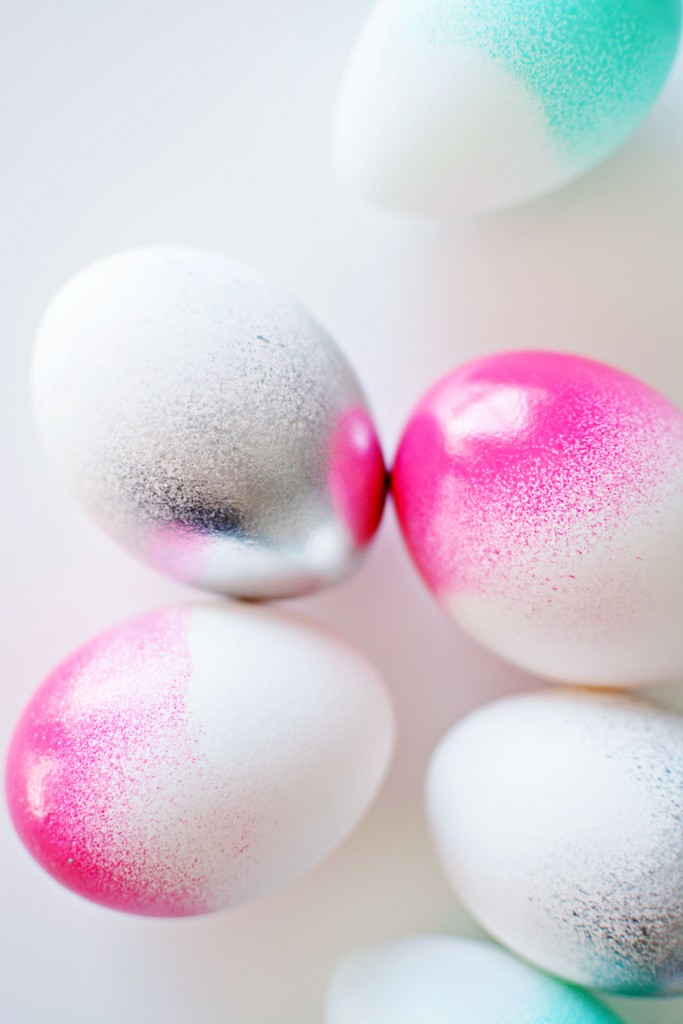 DIY Spray Paint Easter Eggs » Little Inspiration